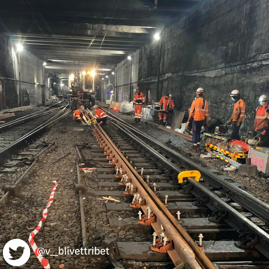 RENOUVELLEMENT DE RAIL POUR LES VOIES DES RER B ET D EN GARE DU NORD - ETF