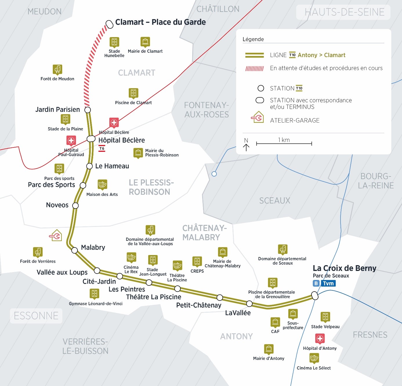 Coup d’envoi des travaux ferroviaires de la future ligne de tramway T10 ...