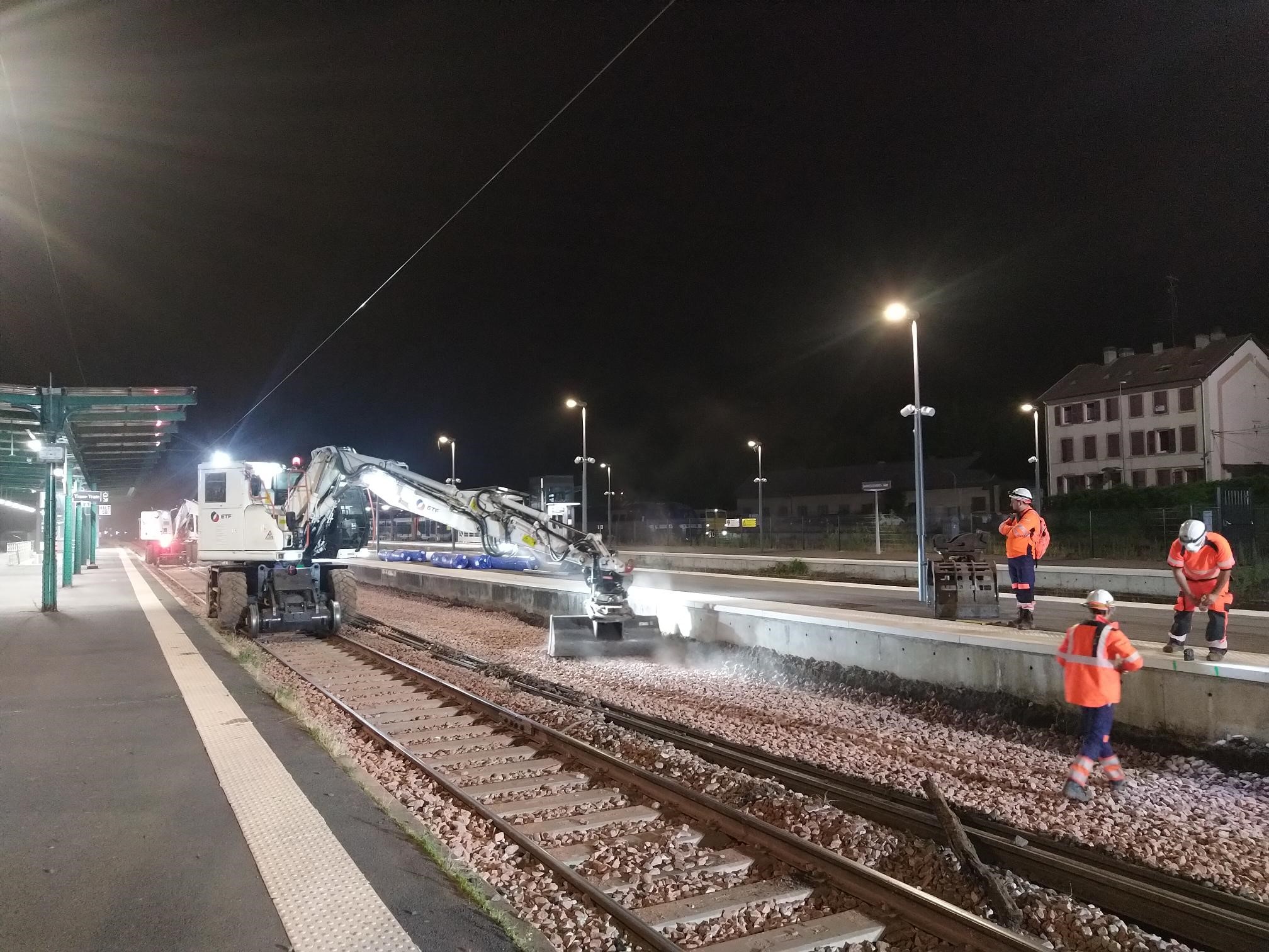 Modernisation des voies sur la ligne 161000 entre Sarreguemines et ...