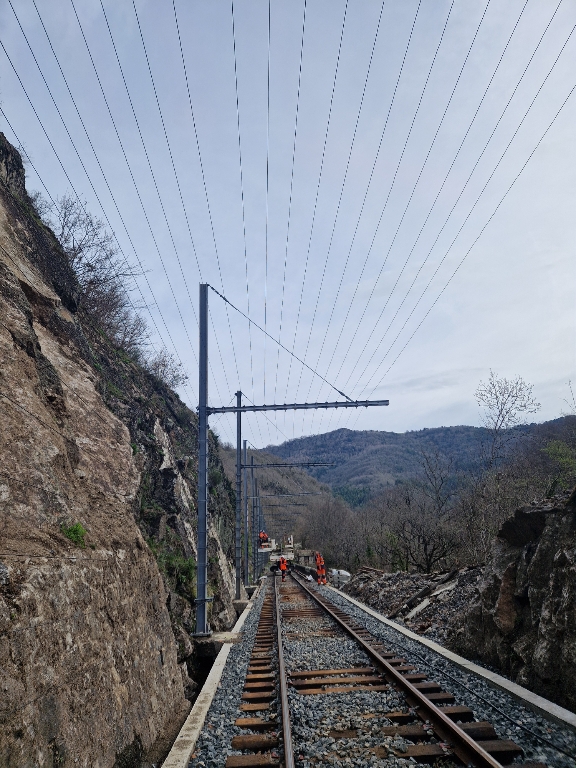 Rapid catenary intervention on the Cévennes line - ETF