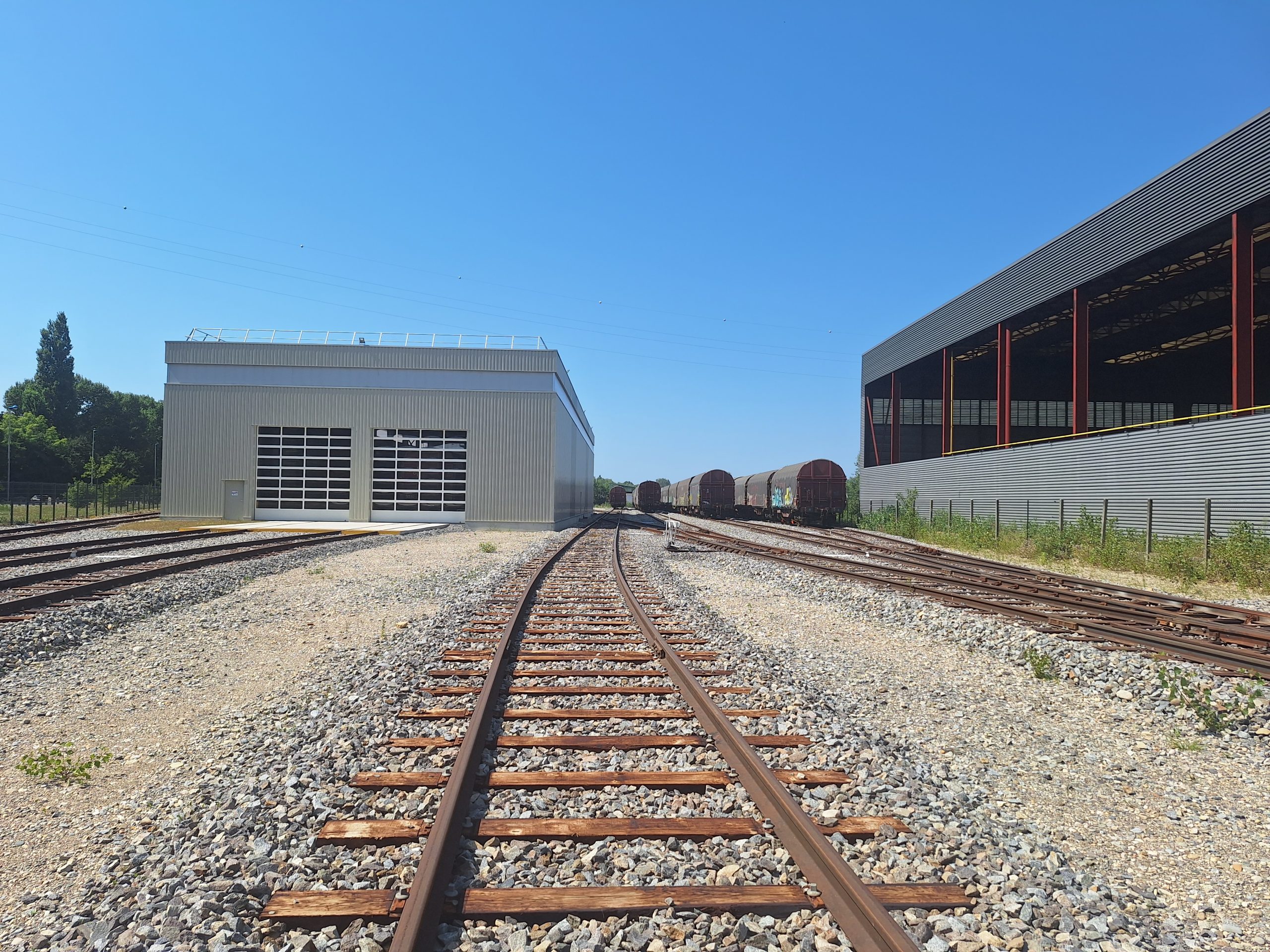 Un embranchement ferroviaire pour l'atelier de maintenance INVEHO LYS - ETF
