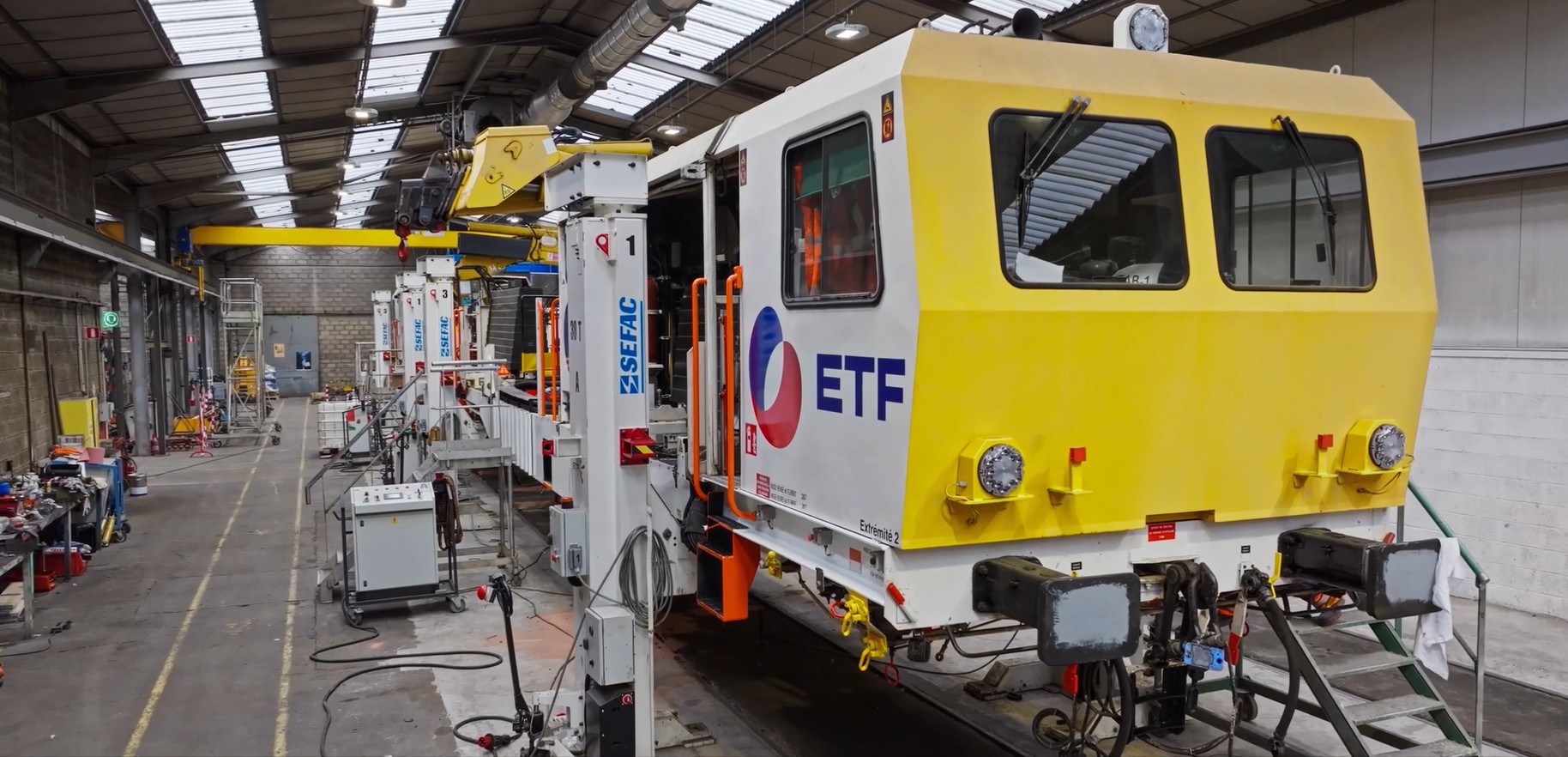 Une opération invisible mais importante : le remplacement d’essieux - ETF